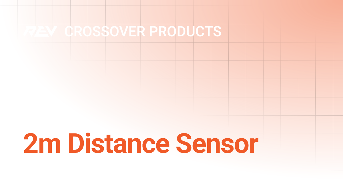 2m Distance Sensor | REV Robotics Documentation