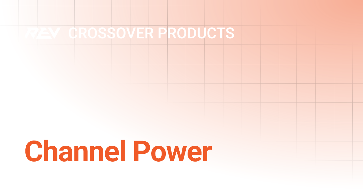 Channel Power | REV Robotics Documentation