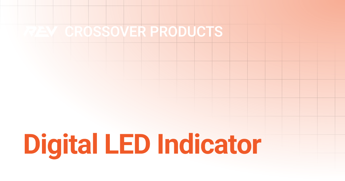 Digital LED Indicator | REV Robotics Documentation